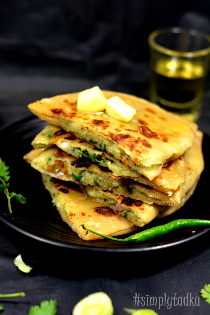 Afghani Bolani | Potato and Green Onion Stuffed Flatbread Recipe ...