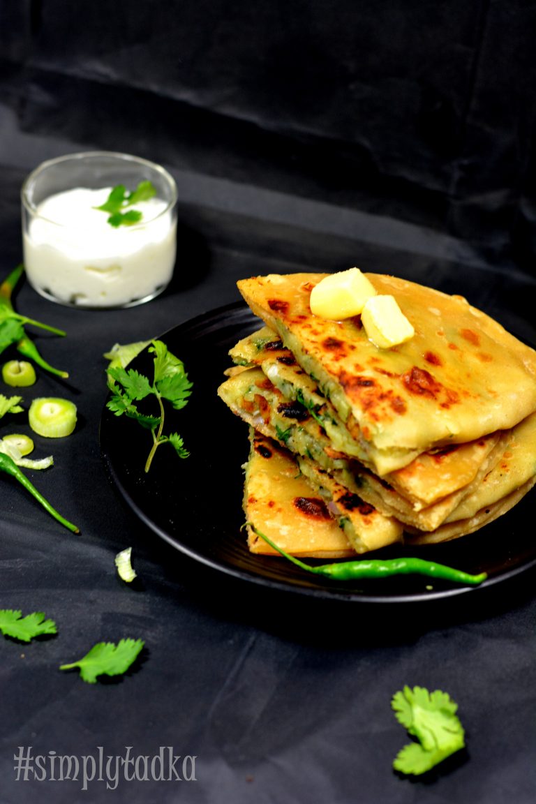 Afghani Bolani | Potato and Green Onion Stuffed Flatbread Recipe ...