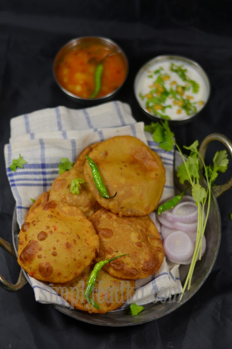 Yellow Dal Poori | Leftover Dal Poori Recipe | Simply Tadka